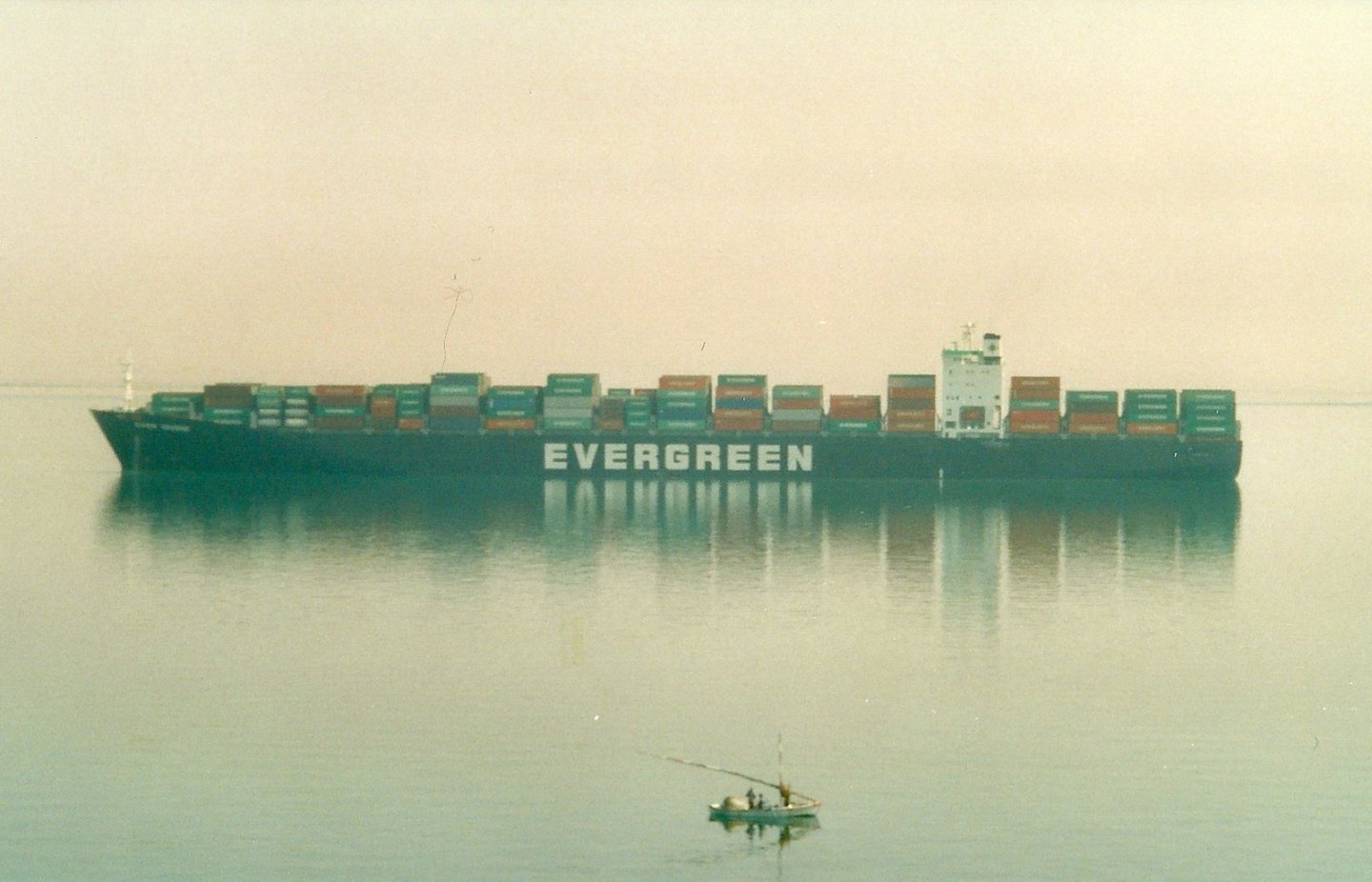 Big ships were created to avoid relying on the Suez Canal. Ironically ...